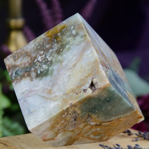 Balancing Cube ~ Jasper, Ocean - Dreaming Goddess